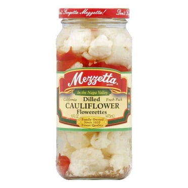 Mezzetta Dilled Pickled Cauliflower, 2-Pack 16 oz Glass Jars - Walmart.com