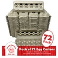 Vented Paper Pulp Egg Cartons (72 Pack) - Walmart.com