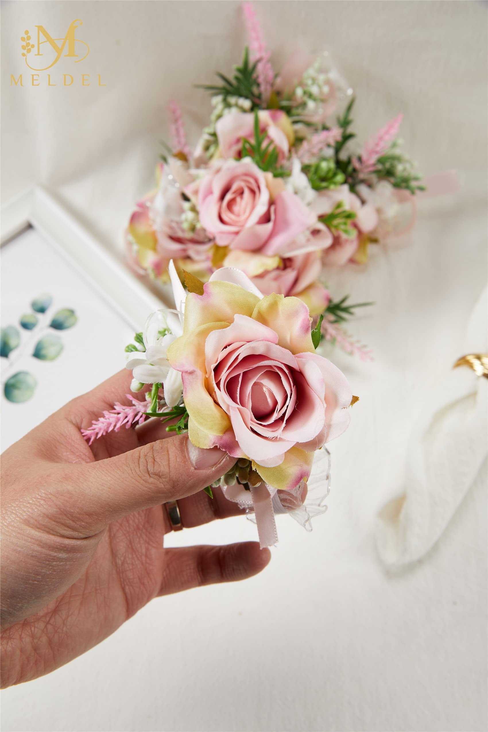 Light Pink Boutonniere