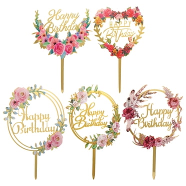 30 pcs Daisy Cupcake Toppers Flower Cake Topper Daisy Flower Cake Picks ...