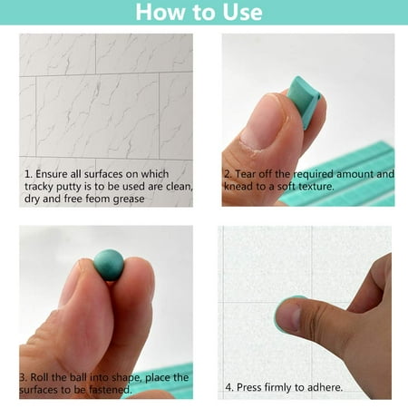 204 Pcs Removable Poster Adhesive Putty Multipurpose Mounting Tacky ...