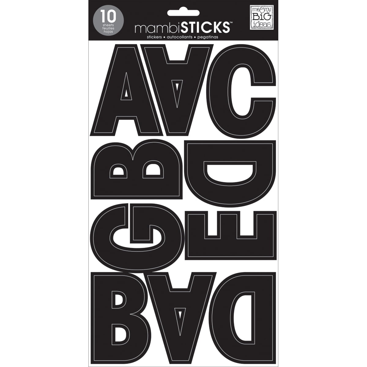 Large Alphabet Stickers Black Walmart Canada