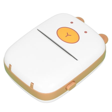 Photo Printer, Cute Bear Shape Mini Printer For Students For Leaving ...