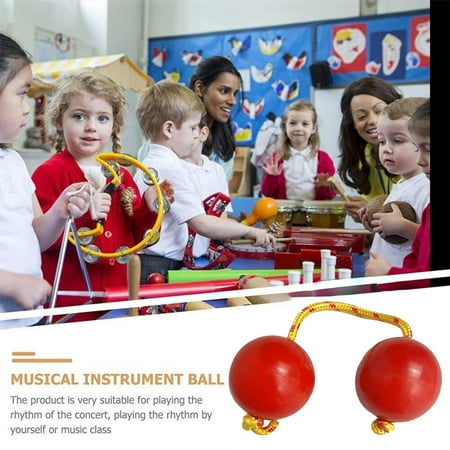 Rhythmic Ball Rhythmic Ball Hand Shaker Balls Music Egg Shaker Double ...