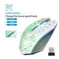 TENMOS Wireless Silent Mouse, RGB Rechargeable Optical, Ergonomic ...