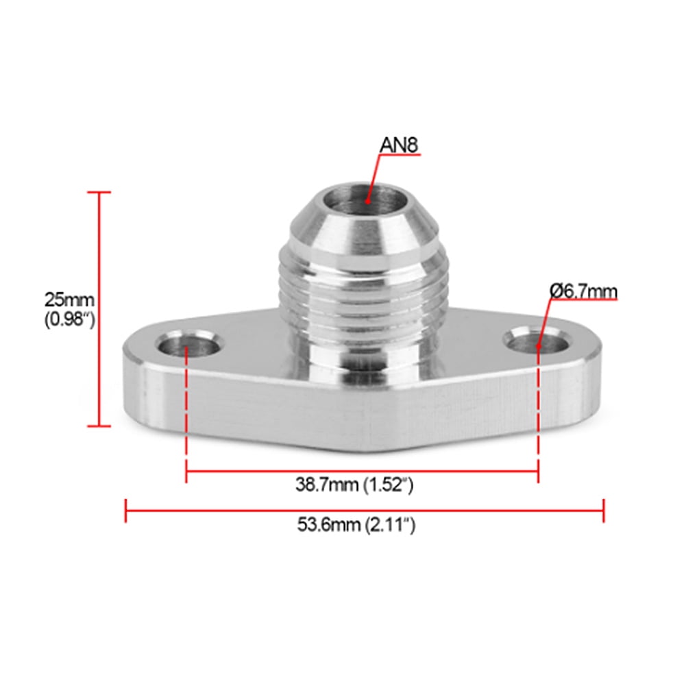 Fyydes Turbo Oil Return Flange,Oil Drain Flange,Turbo Oil Return 8AN ...