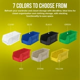 Akro-Mils Stackable Storage Bins, AkroBins Stacking Organizer, 11"x5"x5 ...