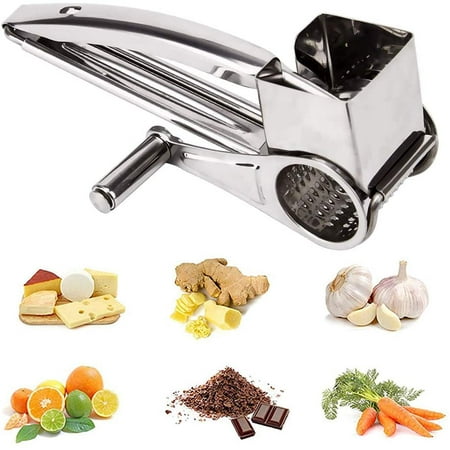 Sepeda Rotary Cheese Grater Stainless Steel Food Grater with Coarse ...