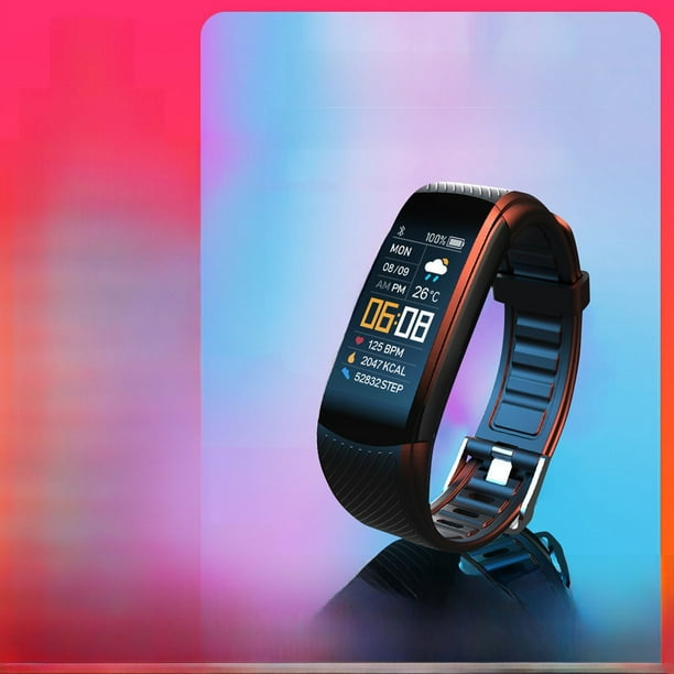 Pulsera inteligente C5S Levamdar con pantalla a color y podómetro ...