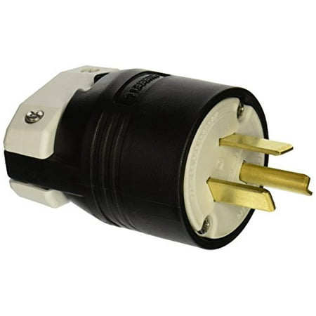 Hubbell HBL9337C Plug, 3 Pole, 3 Wire, 30 amp, 125/250V, 10-30P, Black ...
