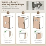 HOMCOM Large Modern Oak Kitchen Buffet with Hutch, Dining Storage ...