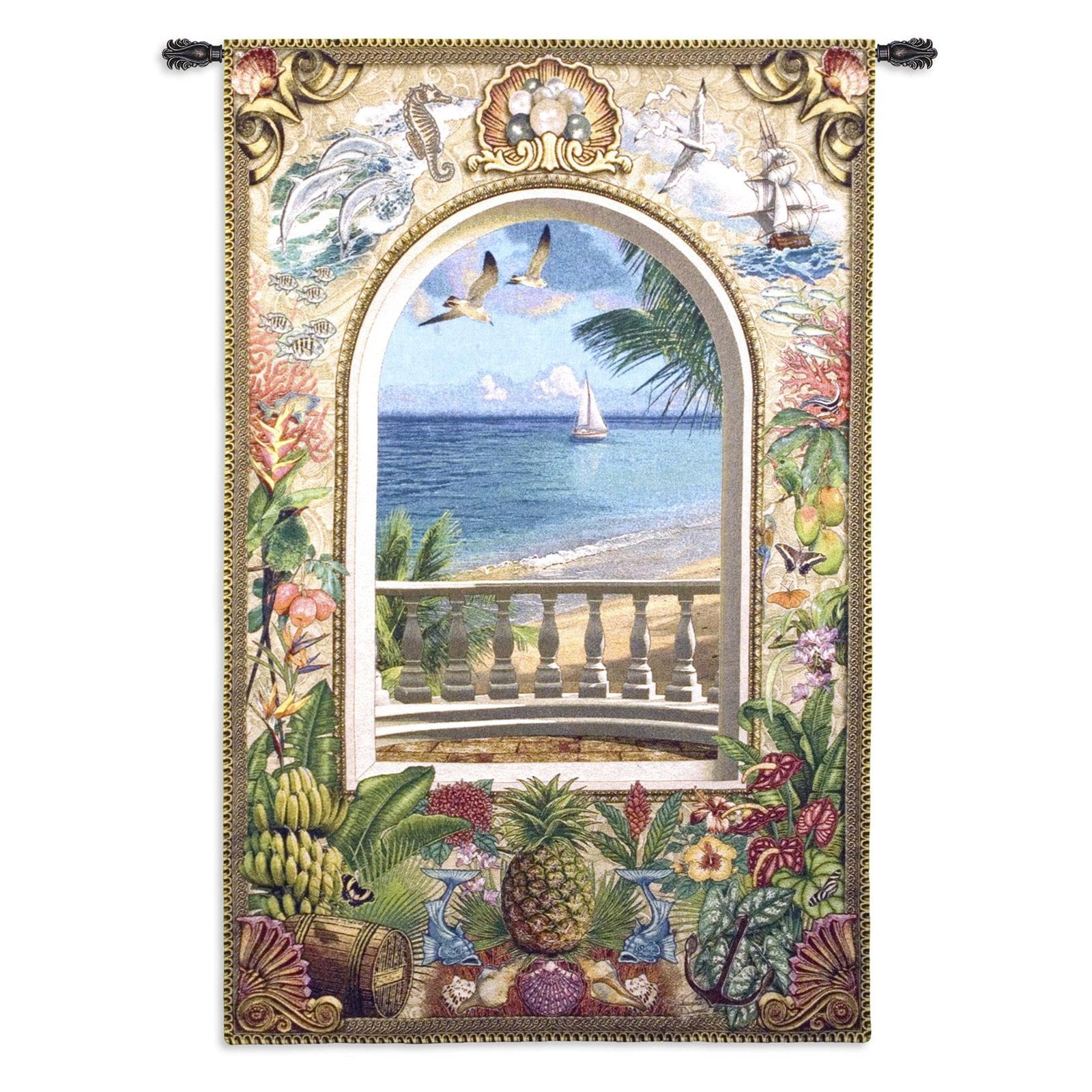 Wish You Were Here Large Wall Tapestry - Walmart.com