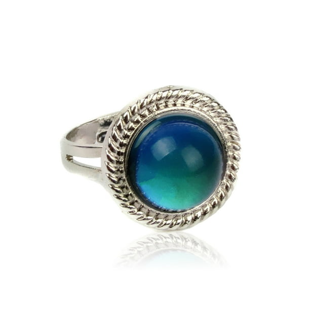DTOWER Mood Rings Color Change Adjustable Temperature Emotion Feeling ...