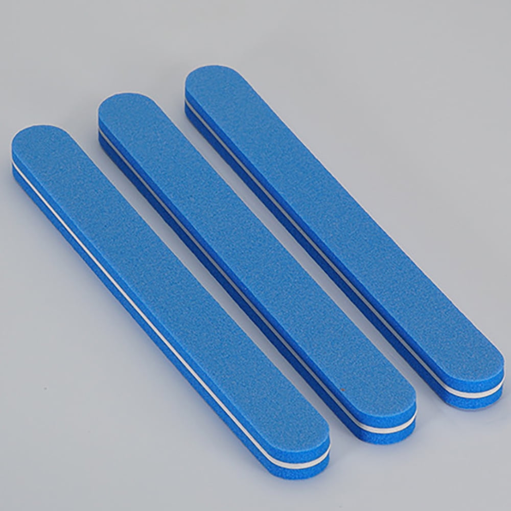 CaiQue, Round Shaped 100/180 Double Sided Sponge Nail File and Buffer ...