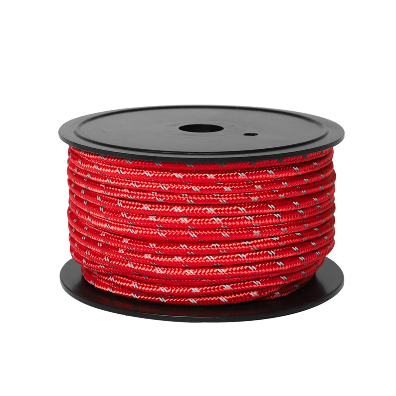 Camping 30M 6mm Reflective Tent Rope Guylines, High Tensile Strength ...