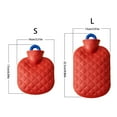 Antileak Knitted Plush Cover Hot Water Bottle For Winter Warmth Heat ...