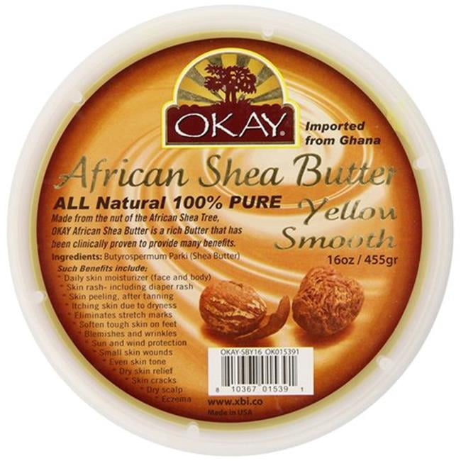 OKAY Shea Butter Jar Yellow, 16 oz | Walmart Canada