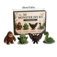 3D Beaded Animal Kit,DIY Colorful Bead Kit with Charms & Storage Box ...