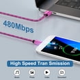 Micro USB Cable, 2 Pack Charger Block with 6FT USB A to Micro Charging ...