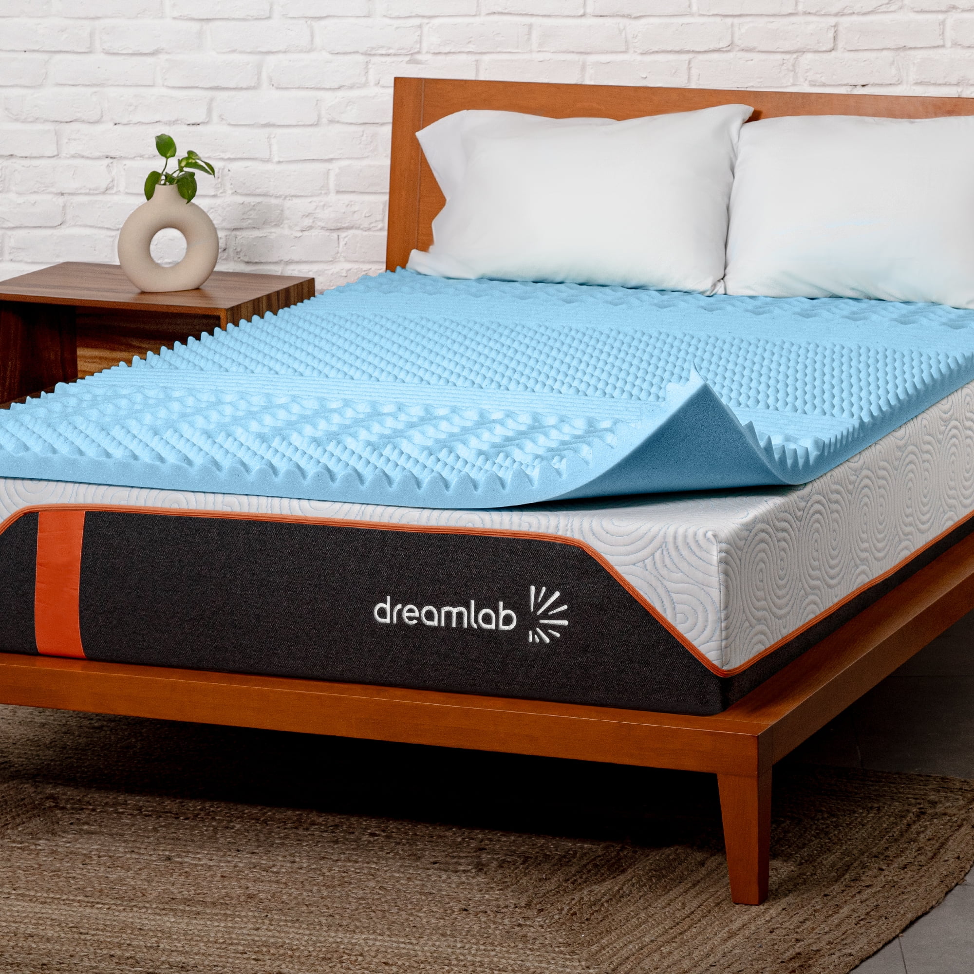 Dreamlab Colchoneta de Memory Foam con Gel, Topper de Zonas ...