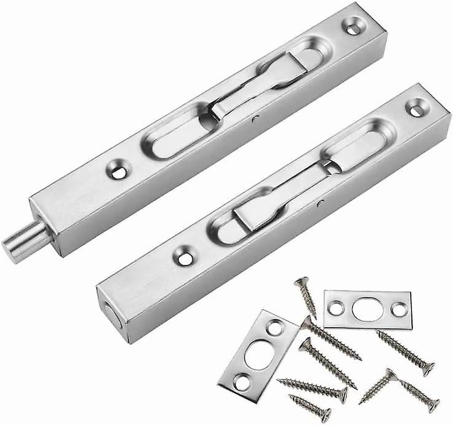 Pieces Concealed Door Latch, 15cm Sliding Door Latches, 304 Stainless ...