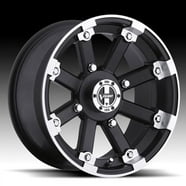 Vision Soft 8 16x8 5x127 -12et Gloss Black Wheel - Walmart.com