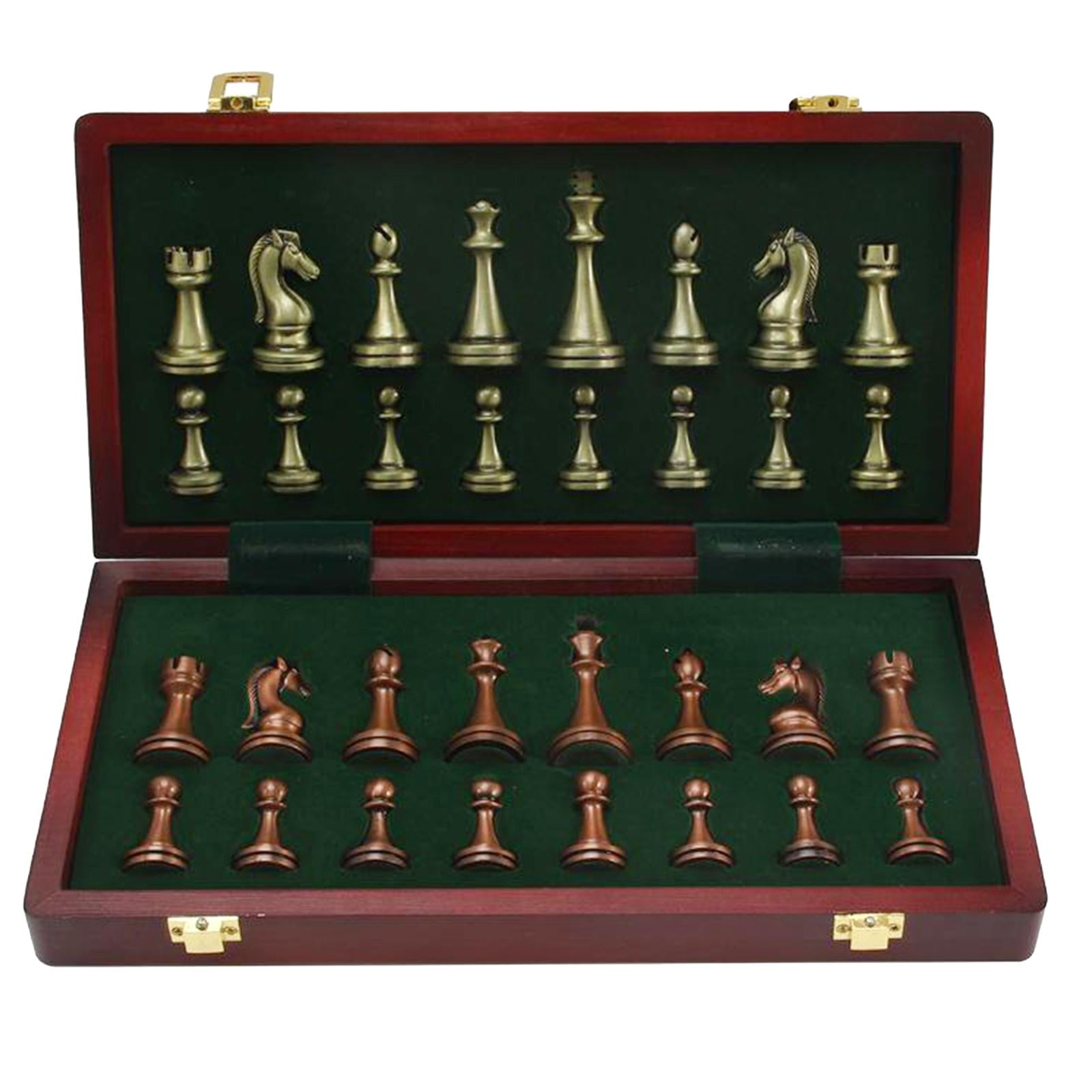 Click here for Lionlar Premium Folding Chessboard 12x12 metal Che... prices