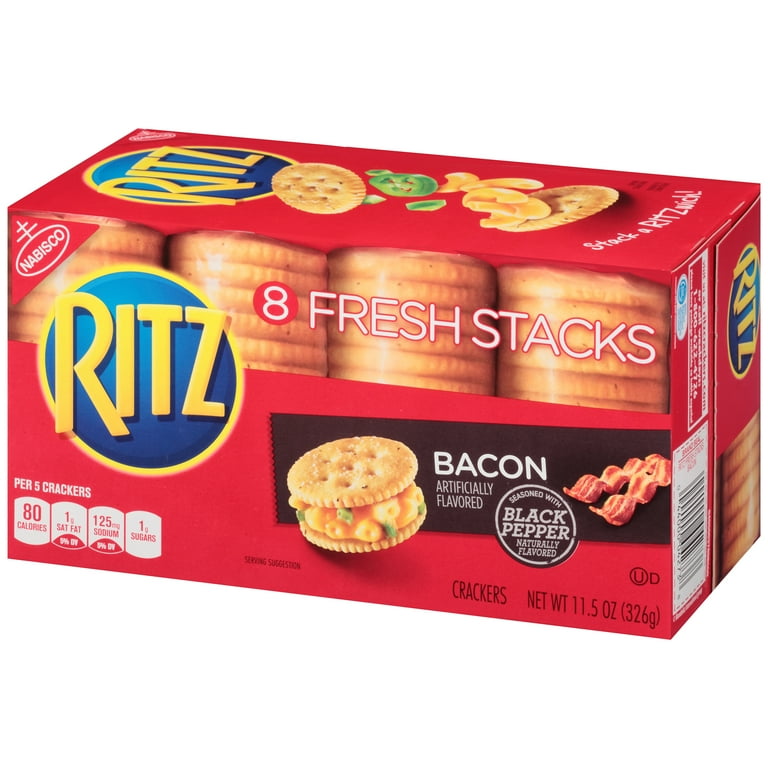 Bacon Flavored Snack Crackers