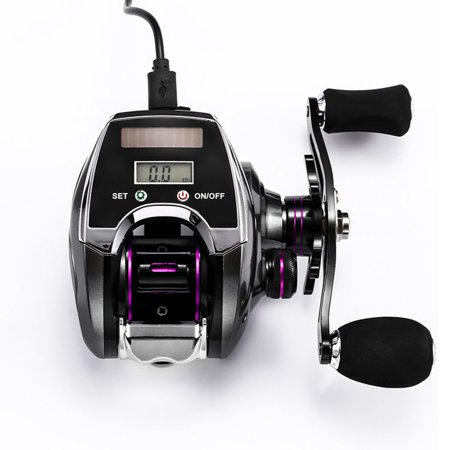 [TOP.E]Electronic Fishing Reel Counter Digital Display Baitcasting Reel ...