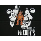 Five Nights At Freddy's Split Freddy Face Boy's Black T-shirt-XS ...