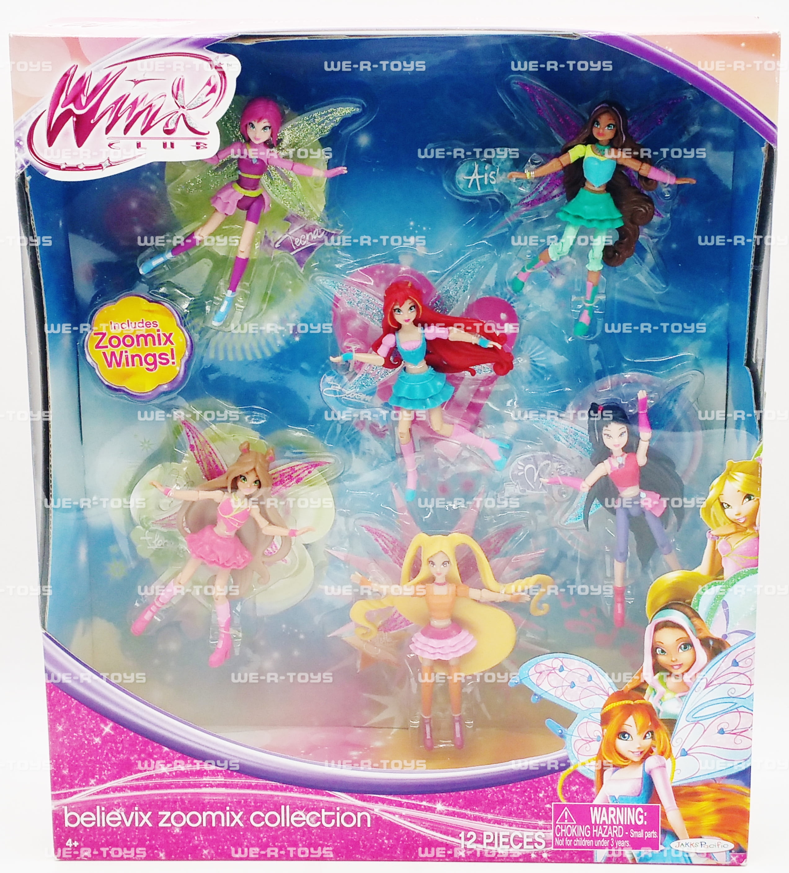 Buy Winx Club Believix Zoomix Collection 12 Pieces Jakks Pacific 2012 ...