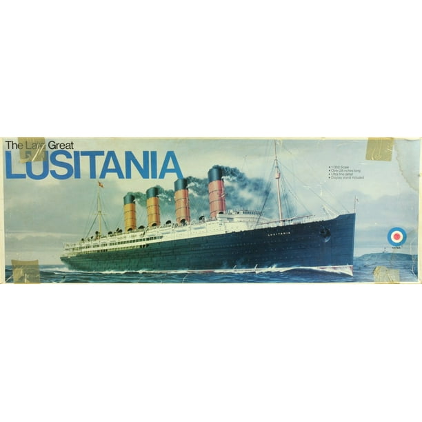 Entex 1:350 the Late Great Lusitania Plastic Model Kit #7002U - Walmart ...
