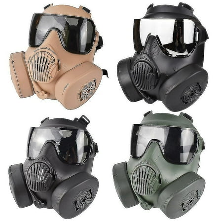 Protective Tactical Respirator Mask Full Face Gas Mask For Military ...
