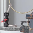 ANXPTIME Aluminum Alloy Cameras Clamp with Double Thread Mounts for ...