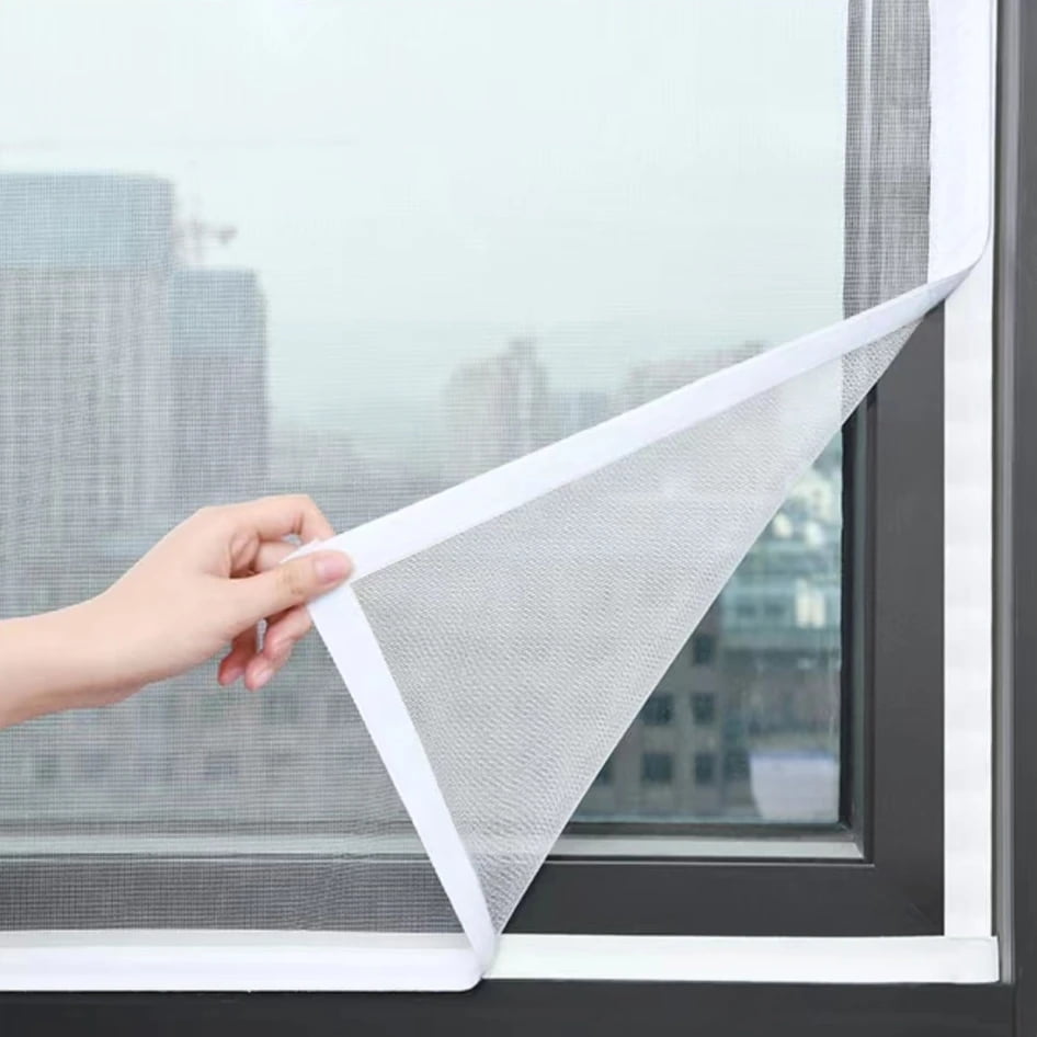 Indoor Anti-Mosquito Window Screen Curtain Self Adhesive Window ...