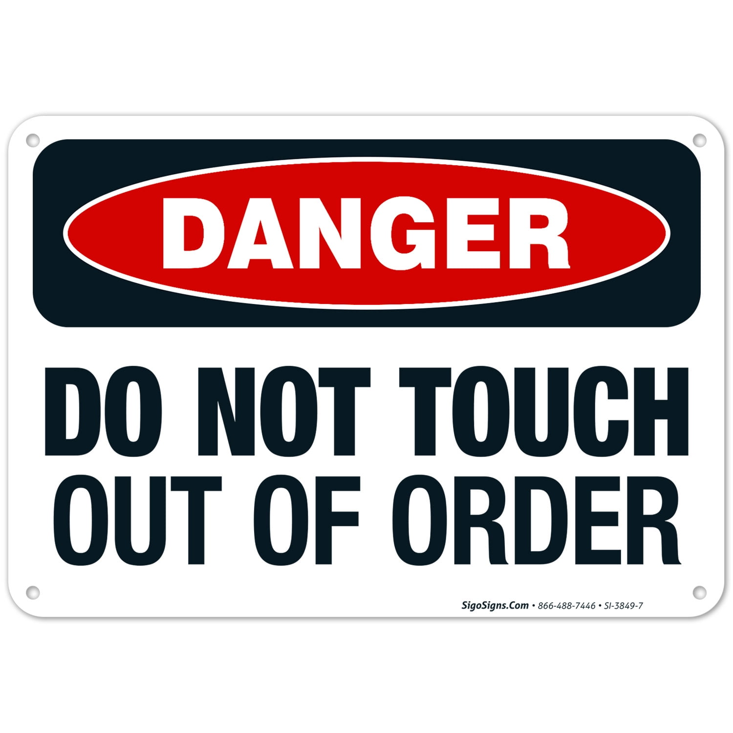 Danger Do Not Touch