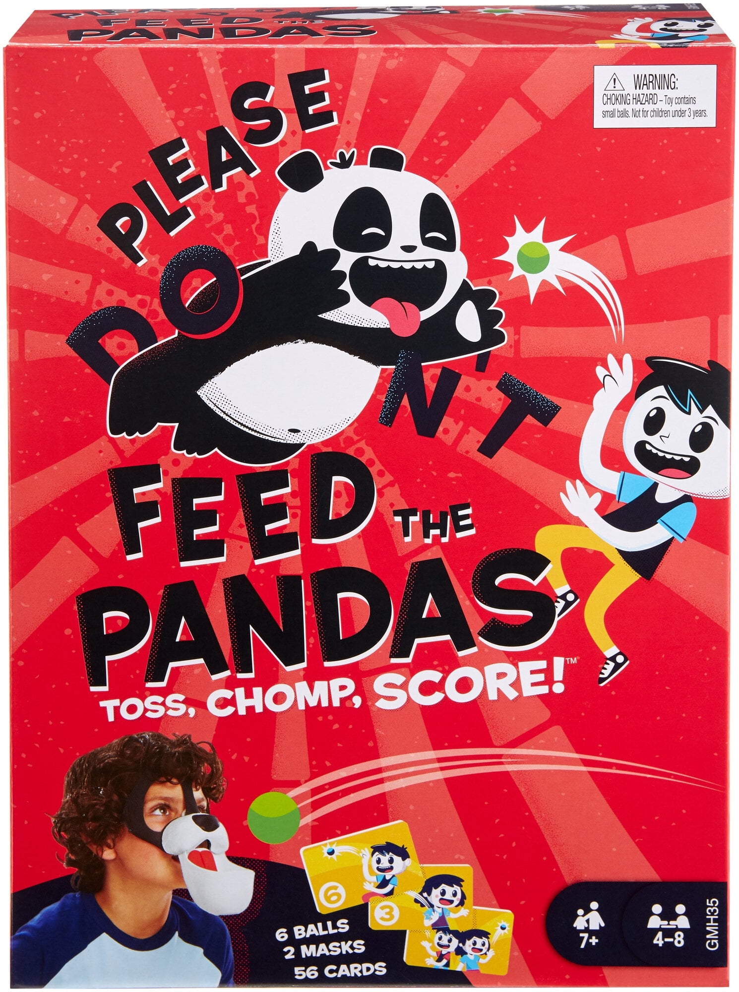 Please Feed the Pandas Kids Game, Active Family Game with Panda Masks ...