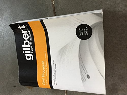 Pre-Owned Gilbert Law Summaries on Civil Procedure (Paperback ...