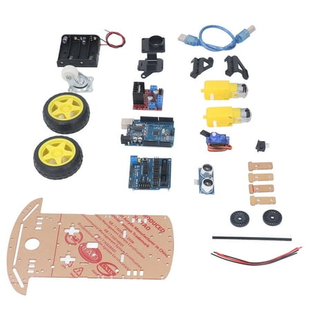 Smart Robot Car Chassis Kit, Complete 2WD Programmable Smart Car Kit 20 ...