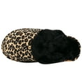 Comfy Leopard Print Unisex Soft Memory Foam Slippers With No-Slip ...