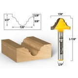 Magnate 1605 Roman Ogee Router Bit — 5/8" Cutting Height; 1/4" Shank ...
