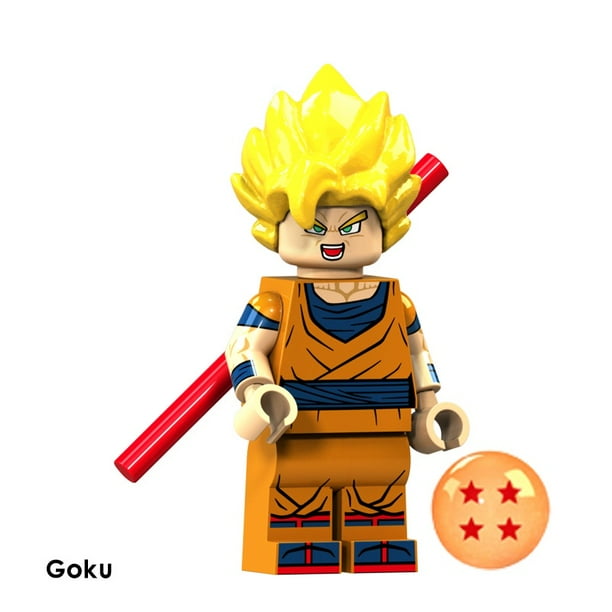 Lego Anime Dragon Ball Series Son Goku Torankusu Vegeta Minifiguras ...