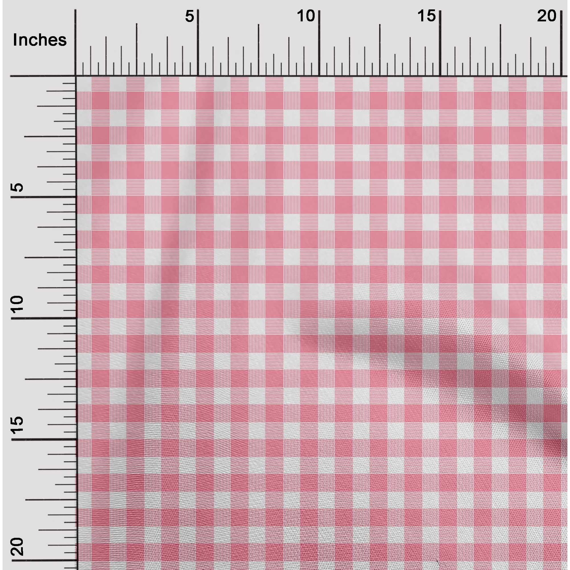 Click here for Oneoone Viscose Chiffon Fabric Gingham Check Print... prices
