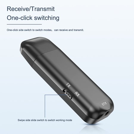 Onever 3 in-1 Bluetooth 5.0 Adapter With LCD Display Bluetooth Receiver ...