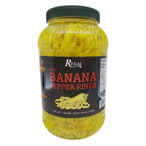 Regal Hot Banana Pepper Rings - 1 Gallon - Walmart.com