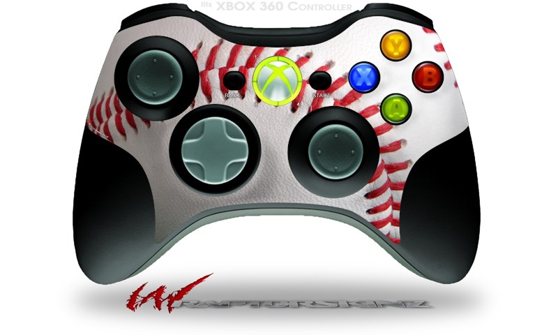 Baseball - Decal Style Skin fits Microsoft XBOX 360 Wireless Controller ...