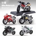 1:18 Scale Alloy Motorcycle Model, Street & Sport Bike Replica with ...