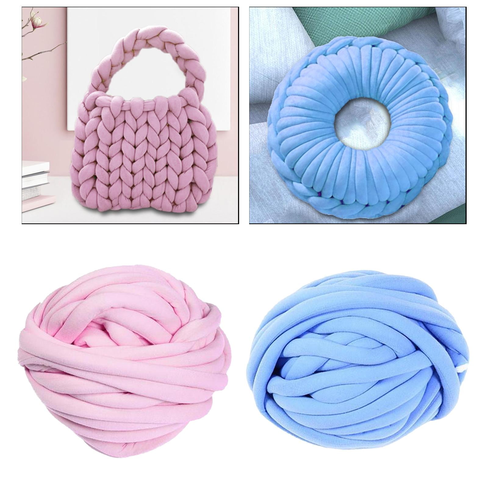 2 pieces Giant Knit Yarns Roving Weaving Arm Chunky Crocheting ...