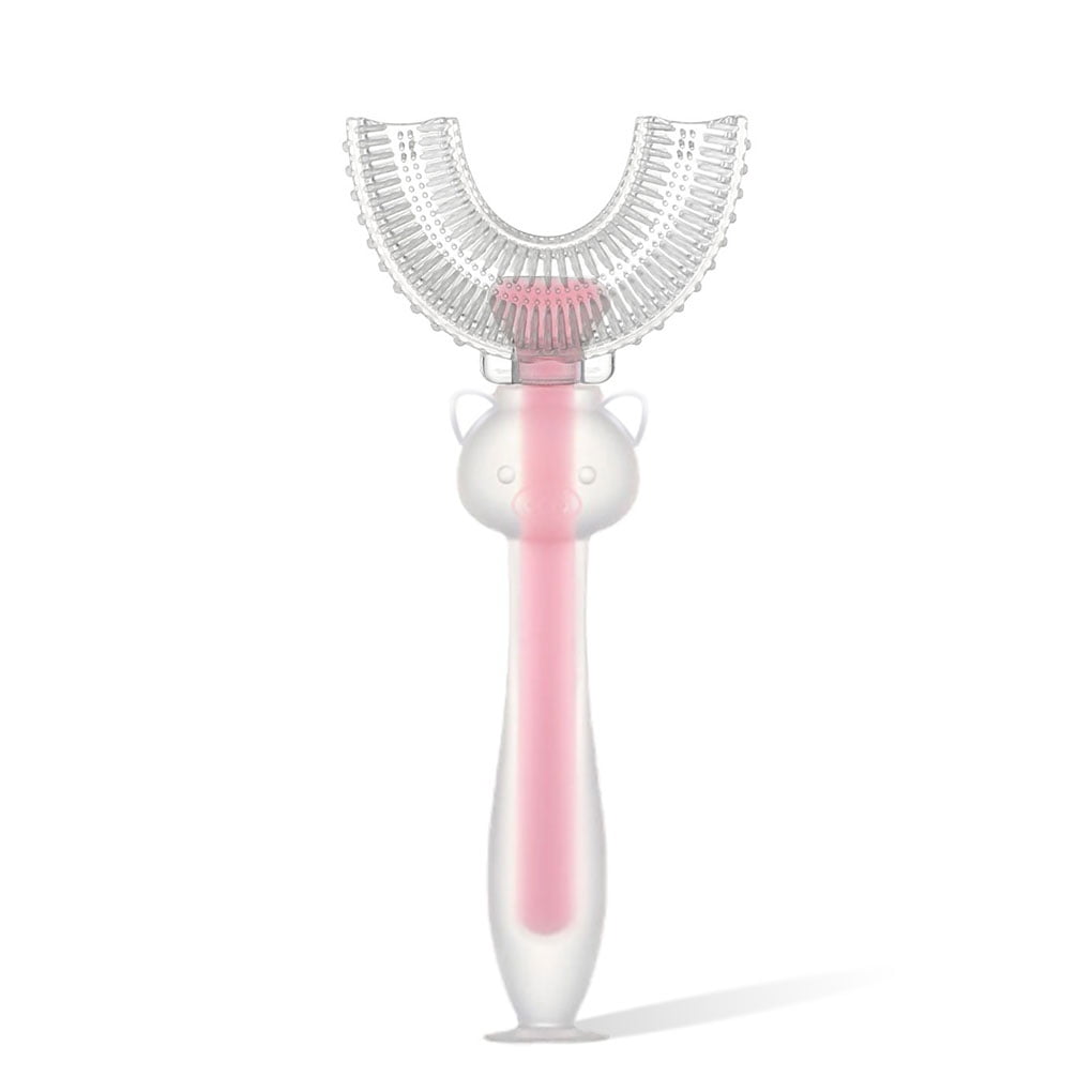 DALX Silicone U-Shaped Toothbrush Kids Tooth 360 Degree Cleaning ...