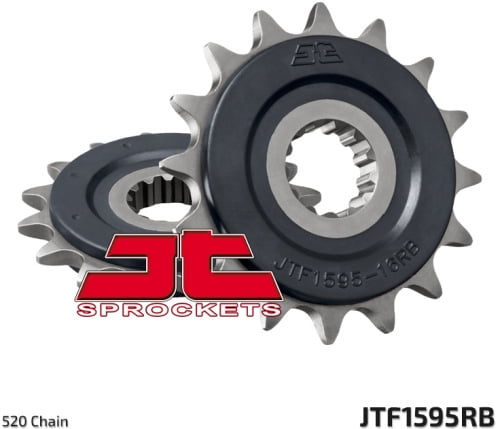 JT Rubber Cushioned Steel Front Sprocket, 16T - Walmart.com